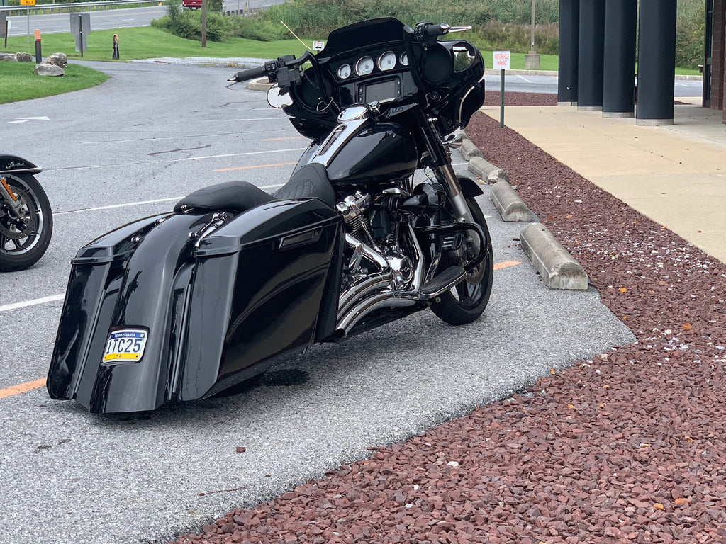 HD Bagger kit 5.5", custom baggers, extended & stretched saddle bags ...