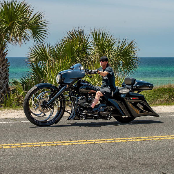 HD Bagger and fender kit 6" down and 9" out, custom baggers, extended ...