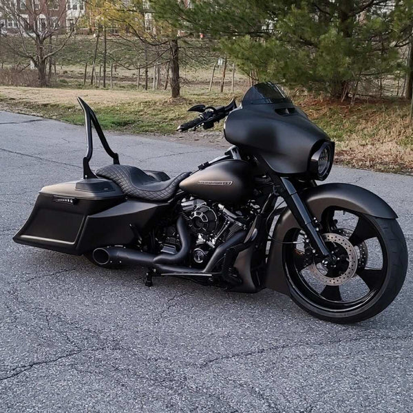 HD Bagger kit 5", custom baggers, extended & stretched saddle bags, ex ...